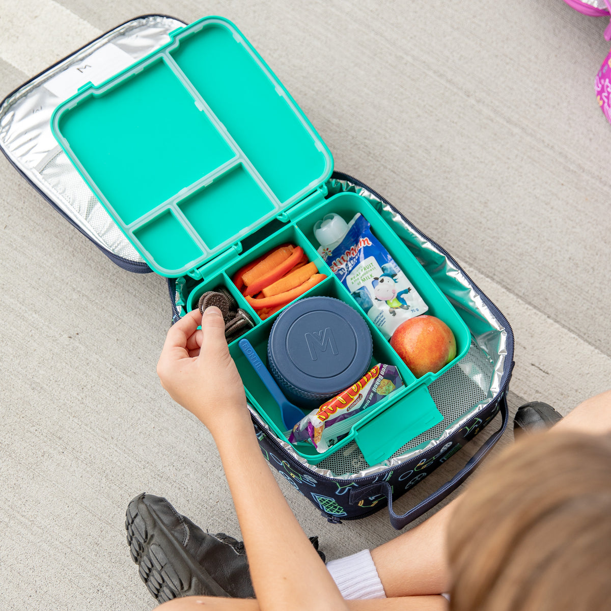 MontiiCo Feast Lunch Box - Fuchsia